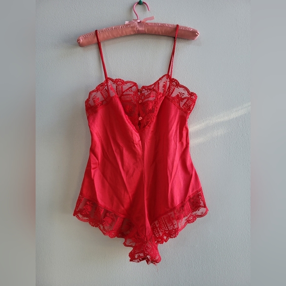 Intimates & Sleepwear | Vintage Red Teddy Super Sexy | Poshmark